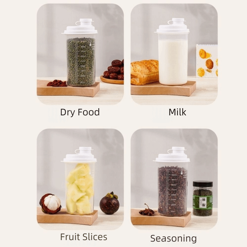 3Pcs Multi-purpose Plastic 450ml Sub-bottling Bottle Transparent Sealed ...