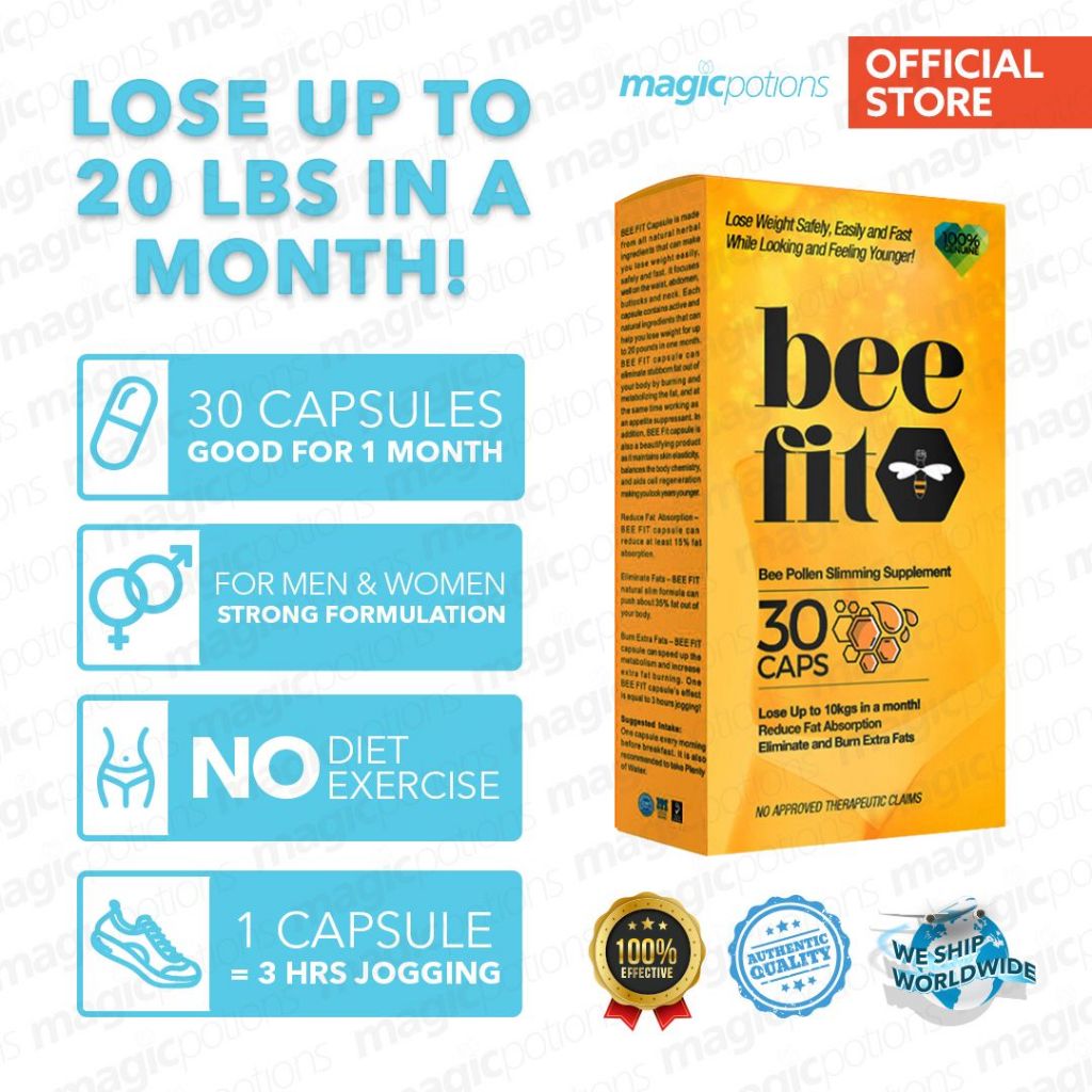 Authentic Slimming Capsules (BEEFIT30CAPS) Magic Potions | Lazada PH