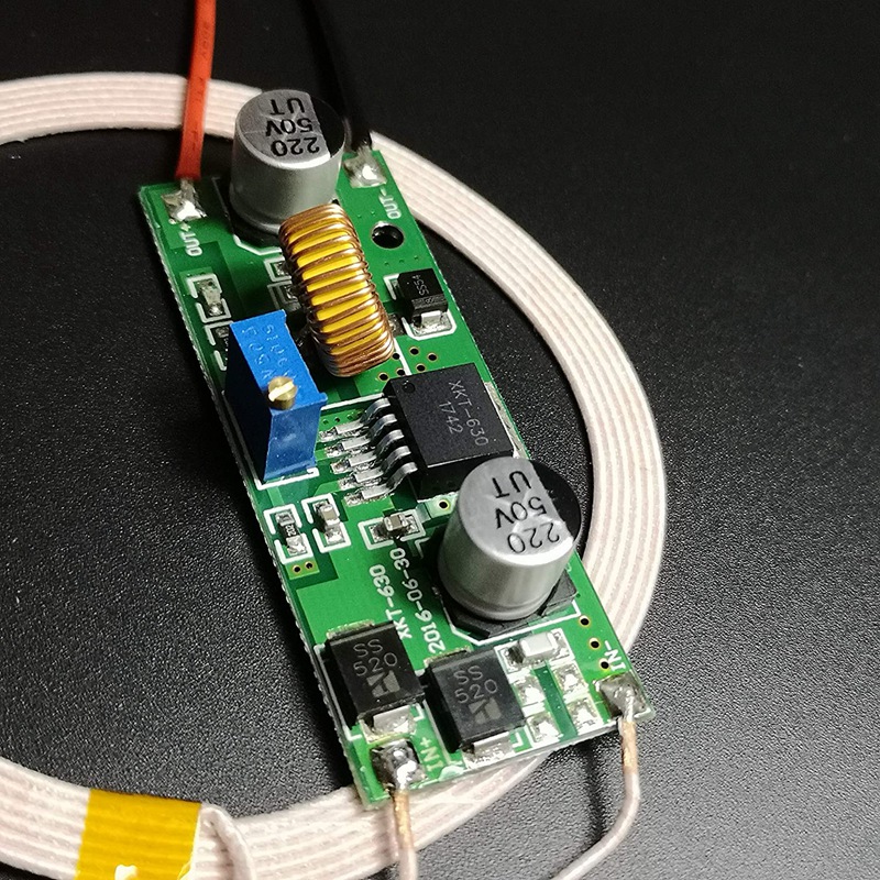 12V 2A High Power 8mm - 18mm Wireless Charging Module DIY Inductive ...