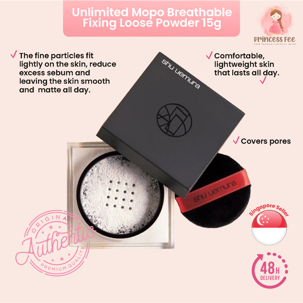 SG Shu Uemura Unlimited Mopo Breatheable Fixing Loose Powder 15gr ...