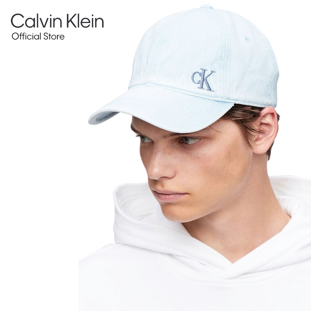 CALVIN KLEIN หมวกแก๊ปผู้ชาย Micro Monogram Emb รุ่น 40W3382 453 - สี ...