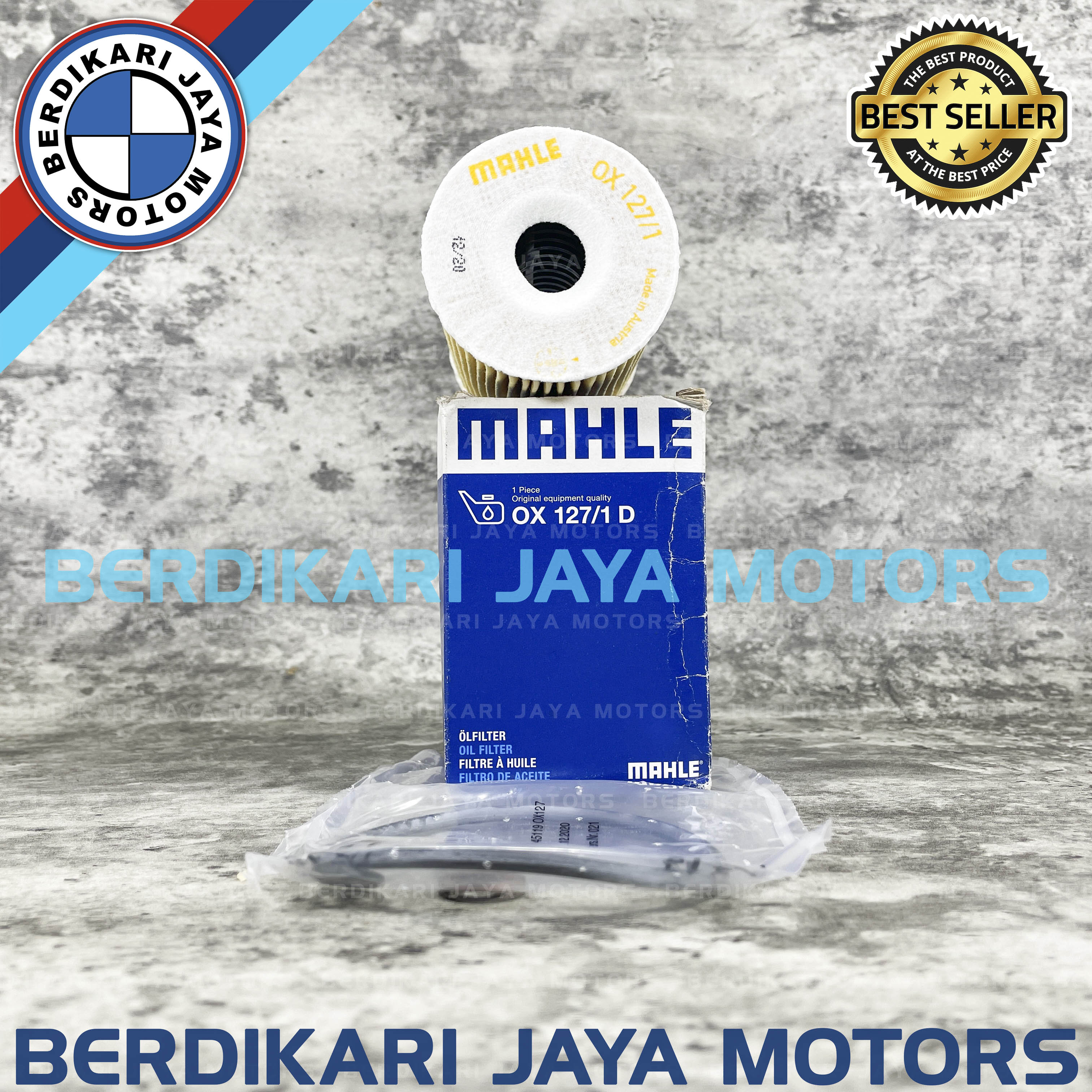 OIL FILTER SARINGAN OLI BMW M43 E36 E46 MERK MAHLE OX-127 OX127 OX 127 ...