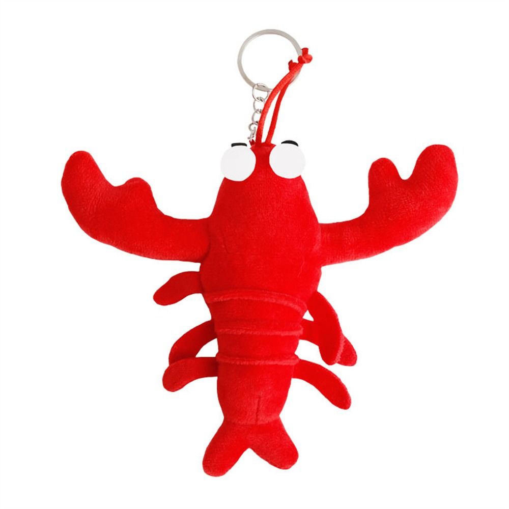 Cute Kawaii Pendant Prop Red Lobster Crayfish Stuffed Animal Bag ...