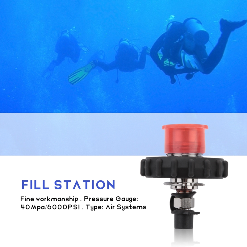 New Scuba Diving Fill Station Copper 300Bar Din Valve,Black | Daraz.pk