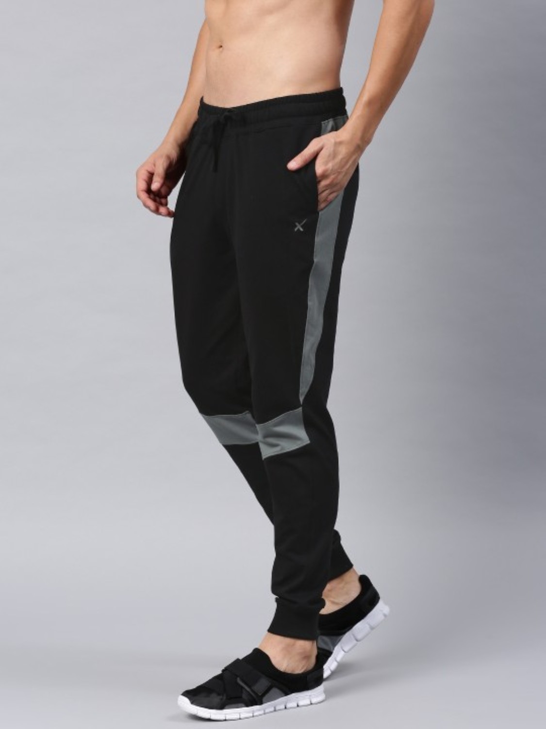 HRX By Hrithik Roshan HRX Active By Hrithik Roshan Black Active Joggers ...