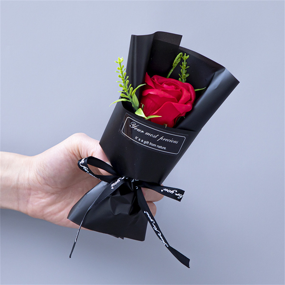 Mini Rose Soap Flower Bouquet Artificial Flowers Soap Flower Artificial ...