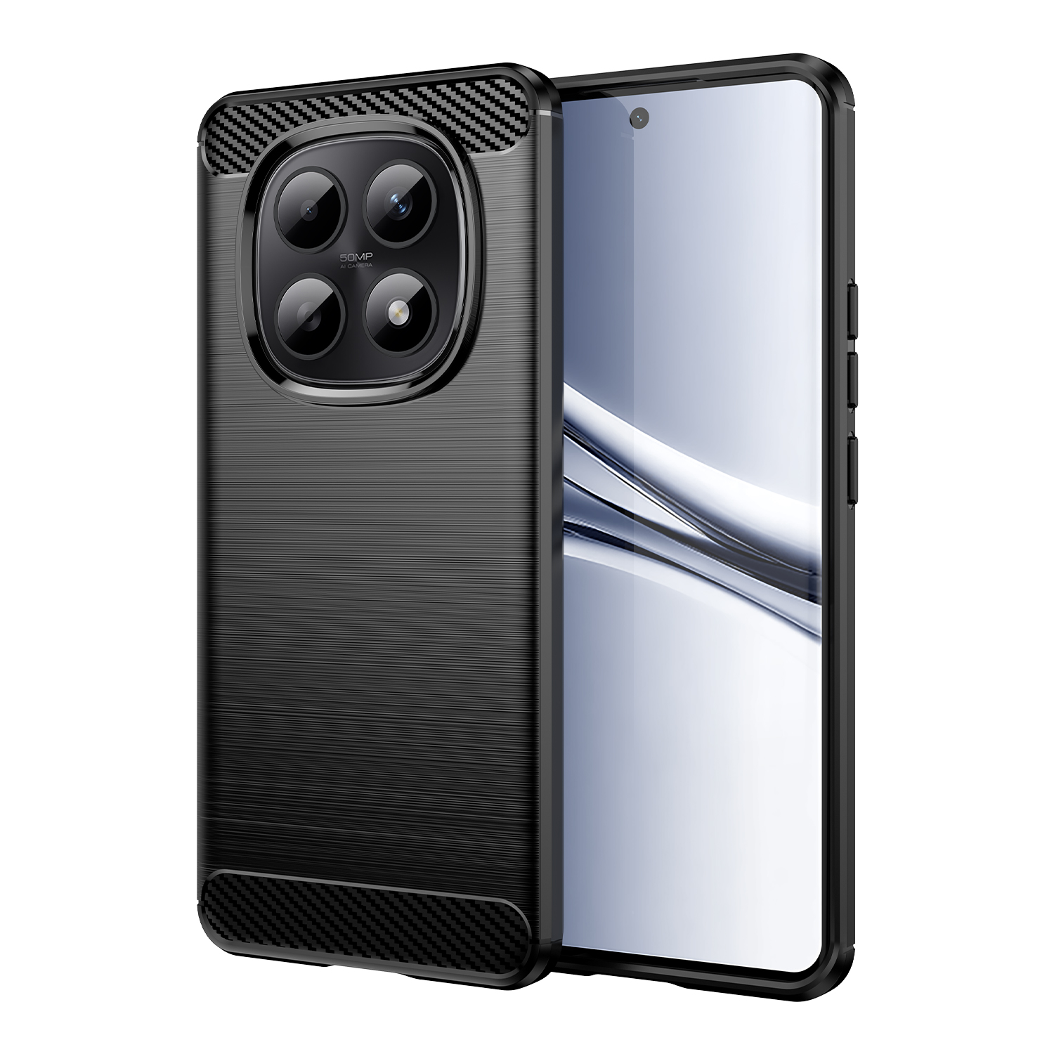 Xiaomi Redmi Note 15 Pro 5G Phone Case,Flexible TPU Carbon Fiber ...