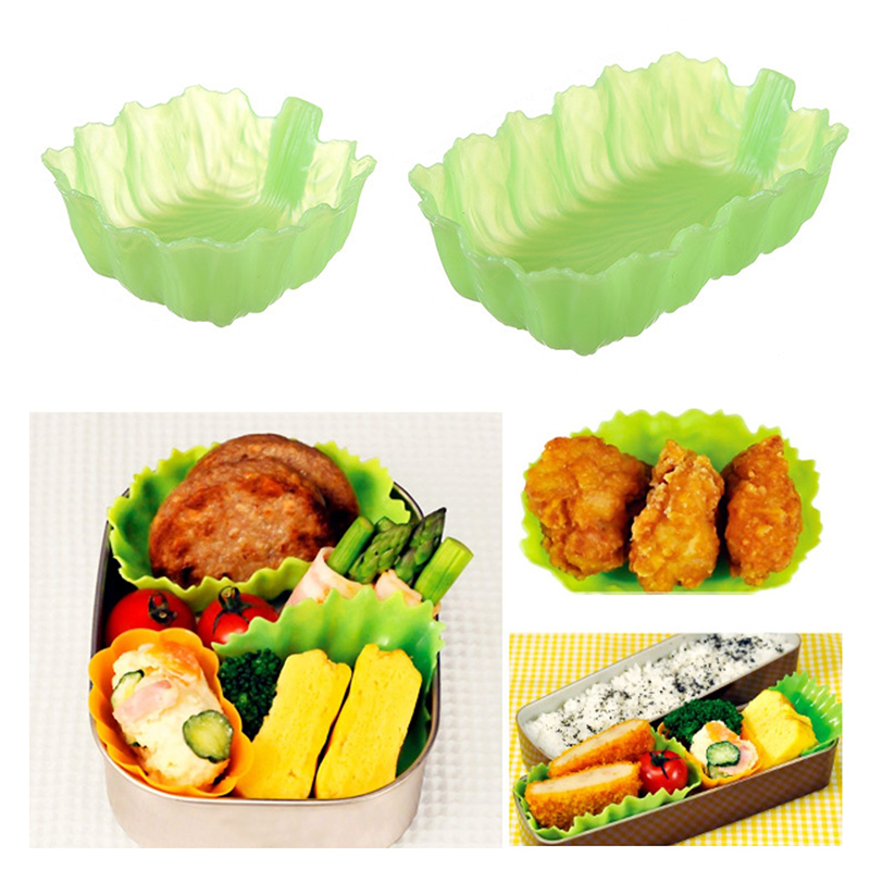 2/4PCS Lunch Dividers Dish Cups Salad Dressing Containers Reusable ...