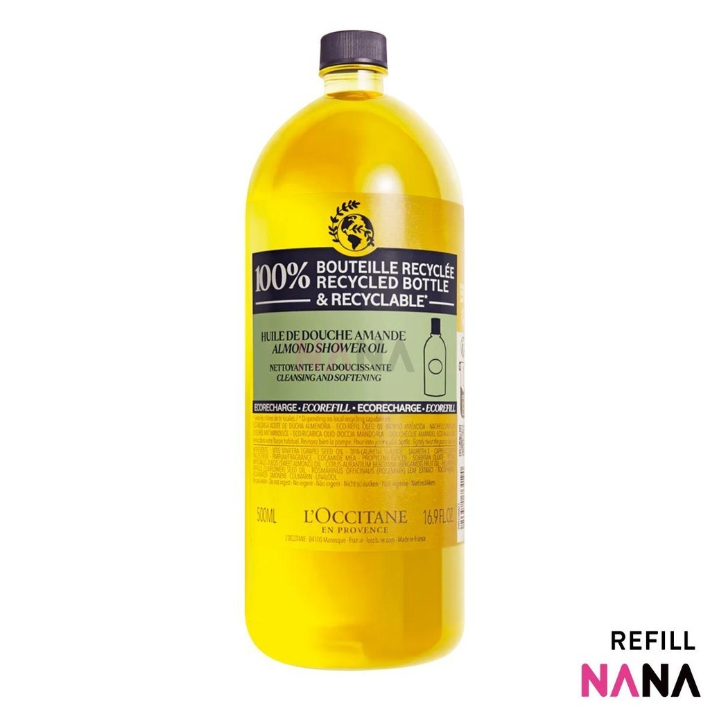 L'Occitane Almond Shower Oil Eco-Refill 500ml | Lazada