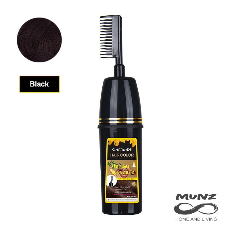 Carthaea Hair Dye Comb Herbal Essence formulated Hair Care Dye (200ml ...