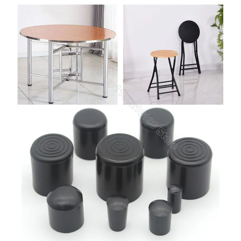 Rubber Chair Leg Pad 6/8/10/12/14/16/20/25/30-120mm Furniture Foot ...