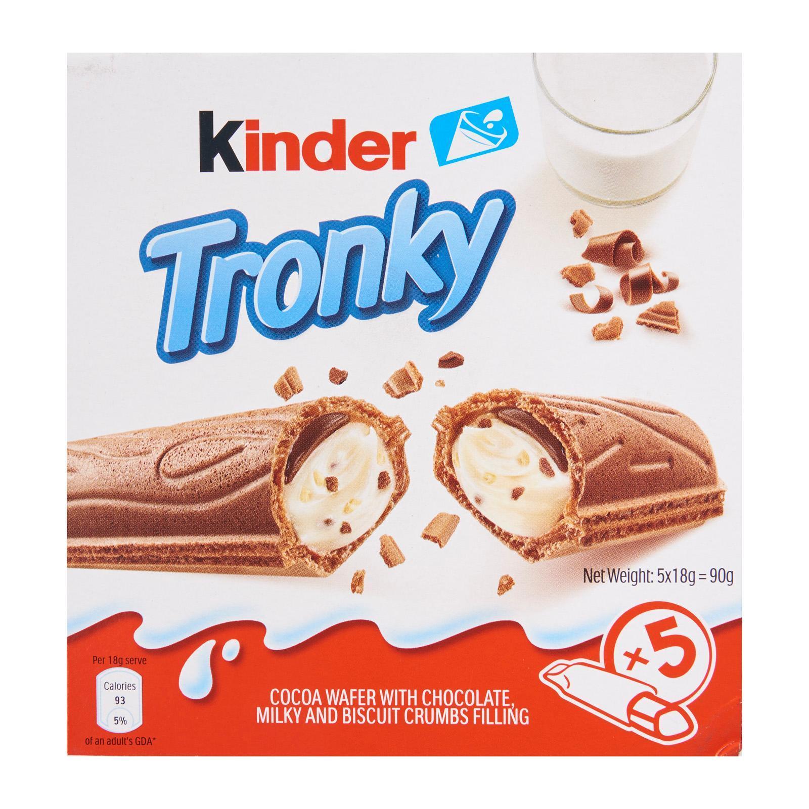 Kinder Tronky Chocolate Filled Wafer Biscuits T5 | Lazada Singapore