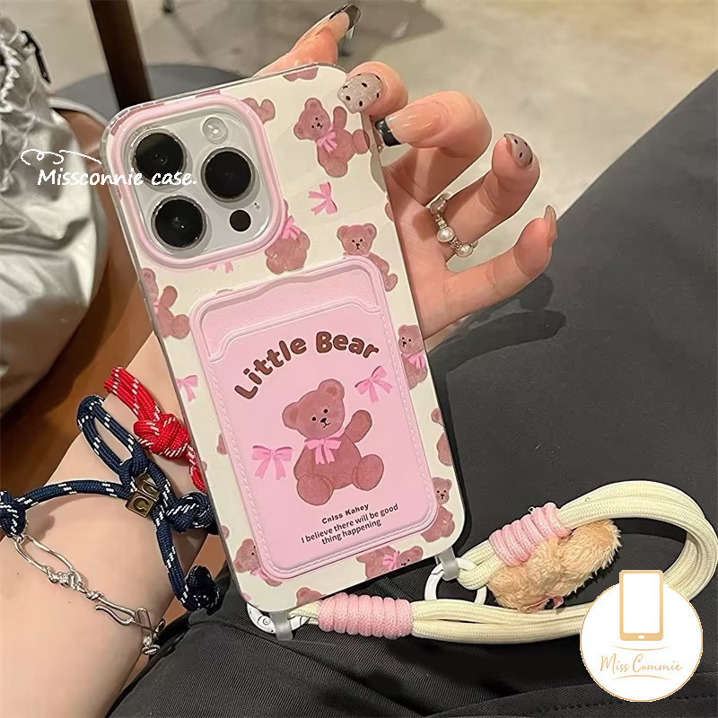 Creative Dual Tether Wallet Card Slot Case Compatible for IPhone 16 11 ...