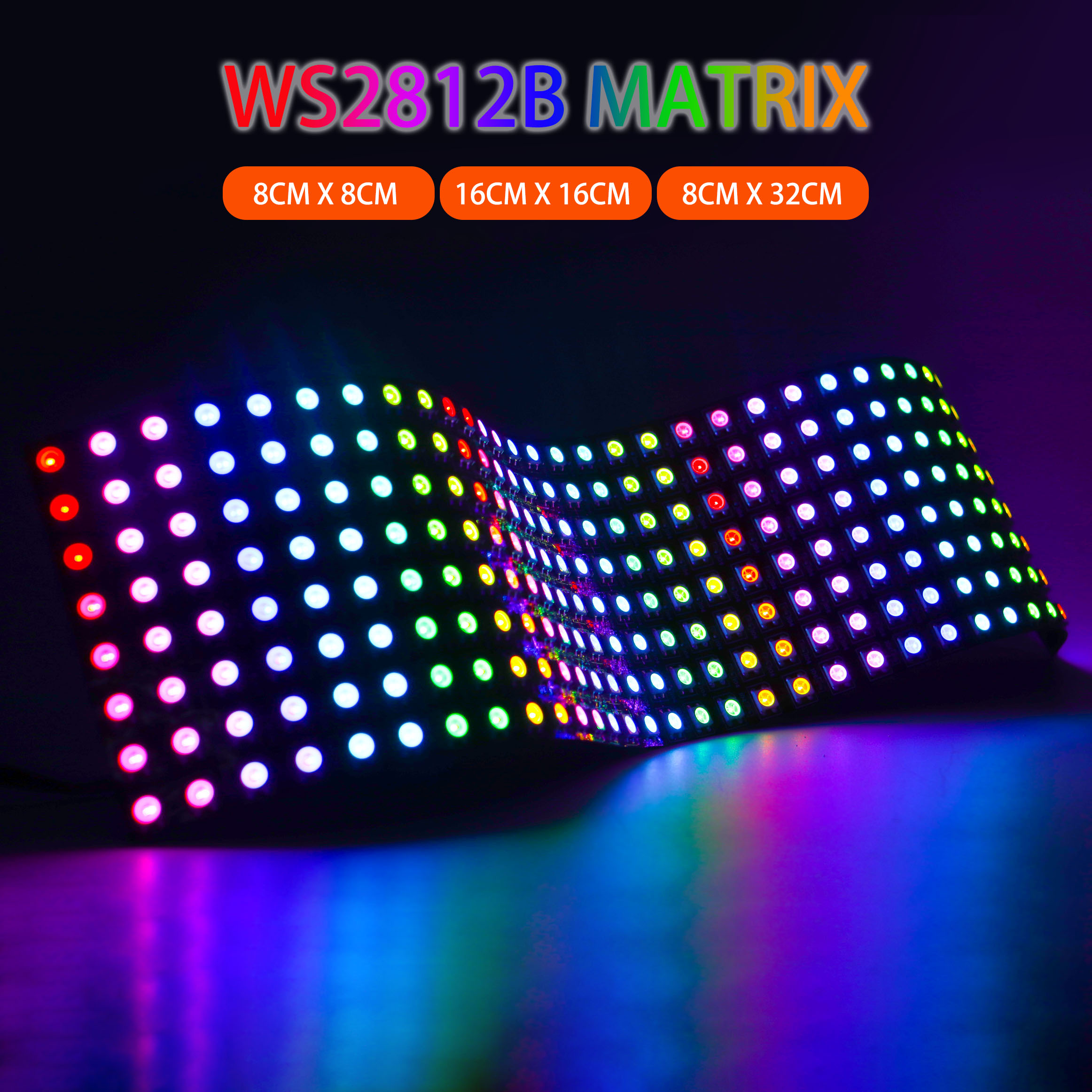 Ws2812b Rgb Matrix Led Panel Ws2812 Digital Flexible Individually ...