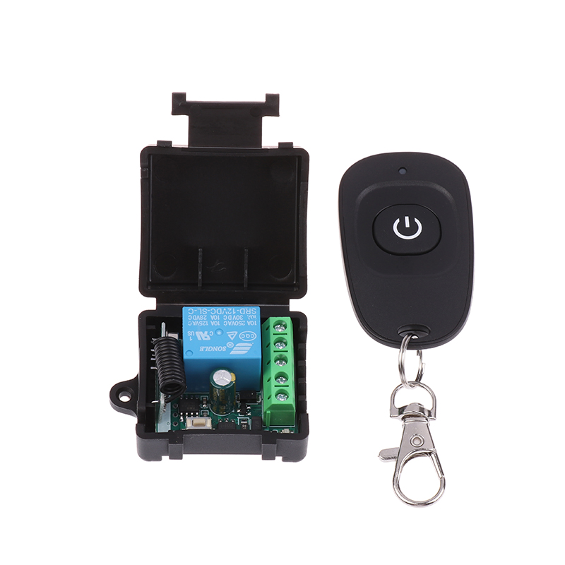 Universal Gate Remote Control Switch DC 12V RF433 Mhz Asking Code Relay ...