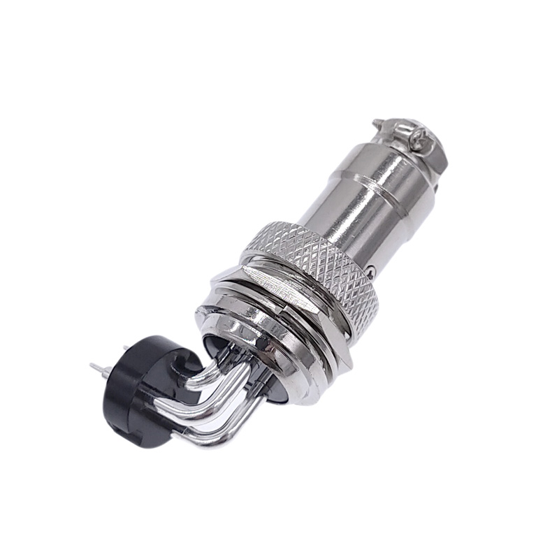 Gx16 Connector Circuit Board Aviation Plug Soldering Plate Socket 90 ...