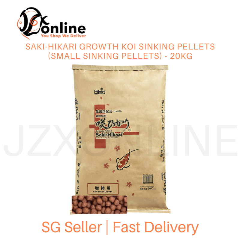 SAKI-HIKARI Growth Koi Pellets (Medium Sinking Pellets)- 20kg | Lazada ...