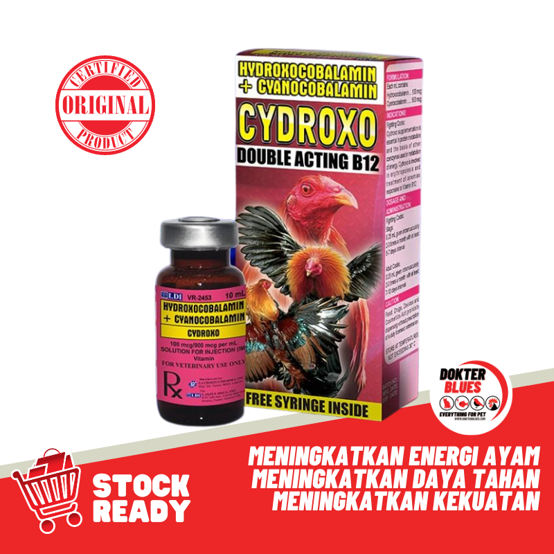 Obat Ayam CYDROXO (10ml) Double Acting B12 Injeksi | Lazada Indonesia