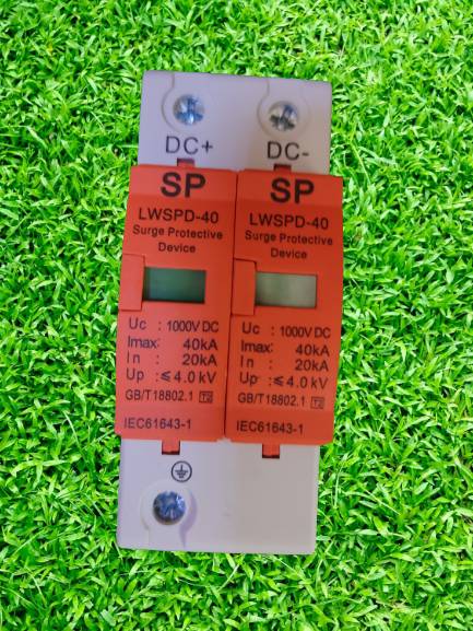 กันฟ้าผ่าDCSPD 1000VDC/ 500Vdc อุปกรณ์ป้องกันแรงดันกระชาก กันฟ้าผ่า ...
