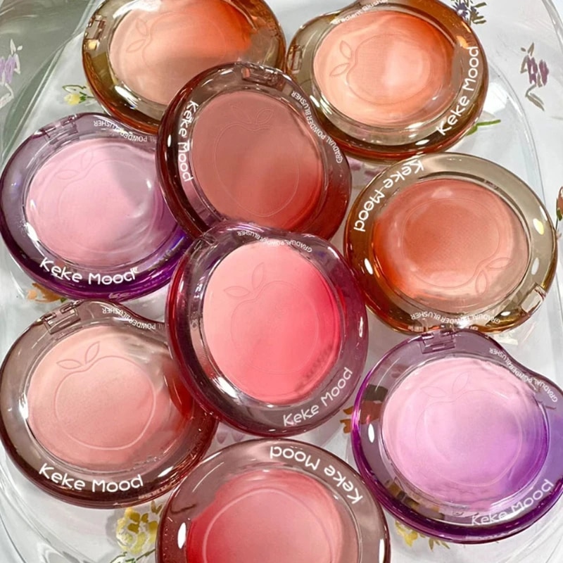 Peach Pink Blusher Matte Purple Cheek Tint Blush Makeup Lasting ...