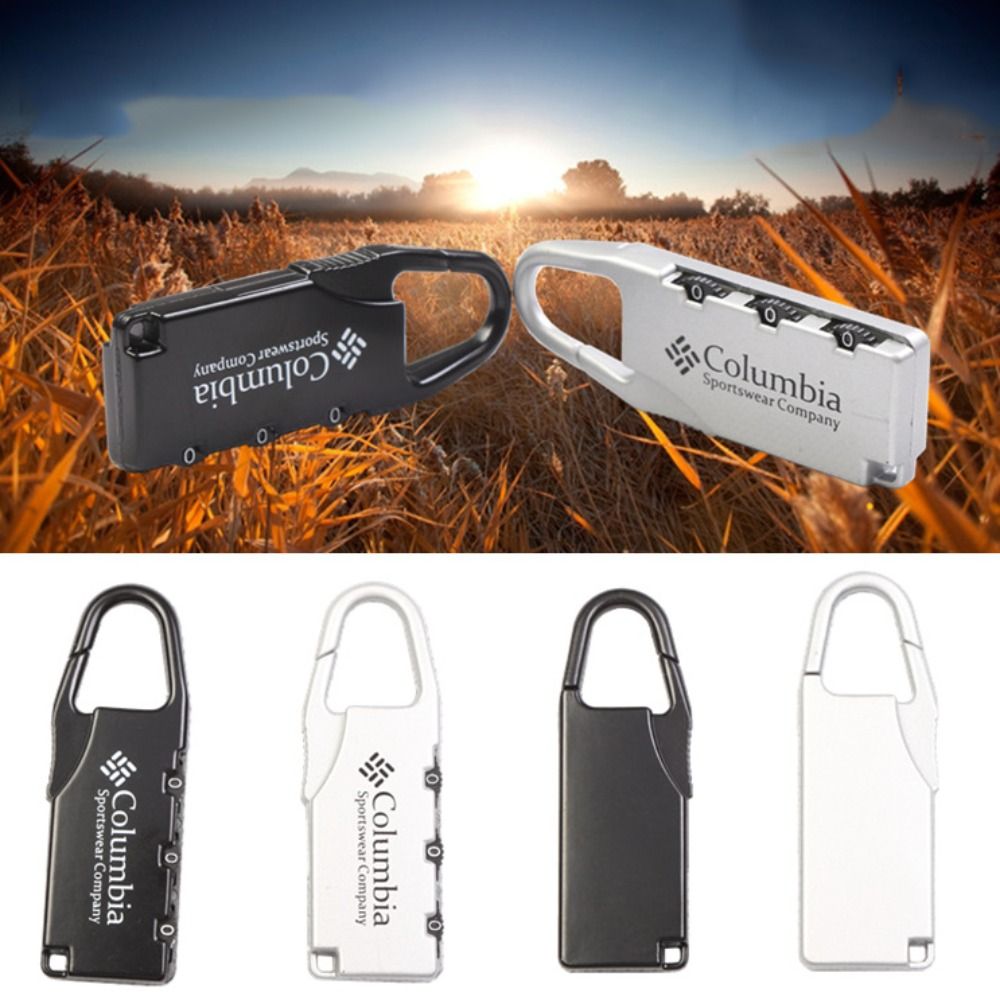 Small Alloy Number Lock 3 Digit Combination Code Drawer Cabinet Padlock ...