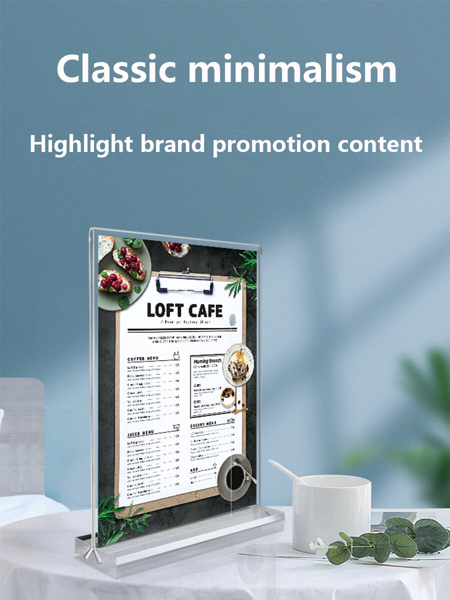 A4 Pull-out Acrylic Stand For Store And Supermarket Price Display Name ...