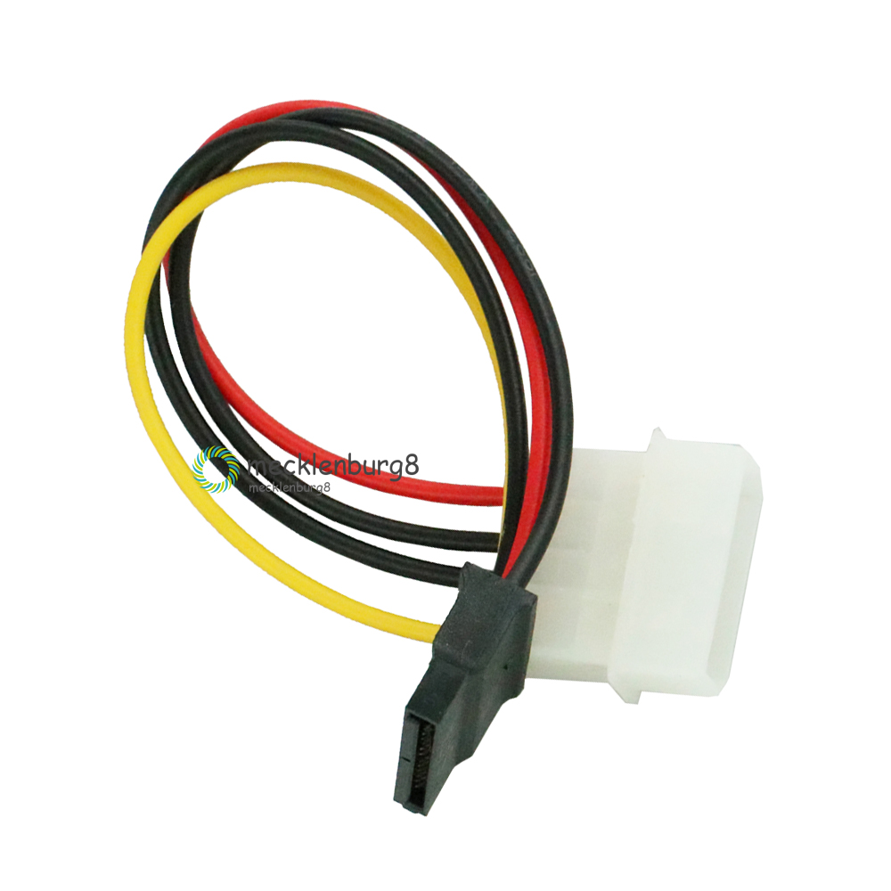 【ZenithMart】2pcs / lot 4 Pin IDE Molex Male to 15 Serial ATA SATA Disk ...