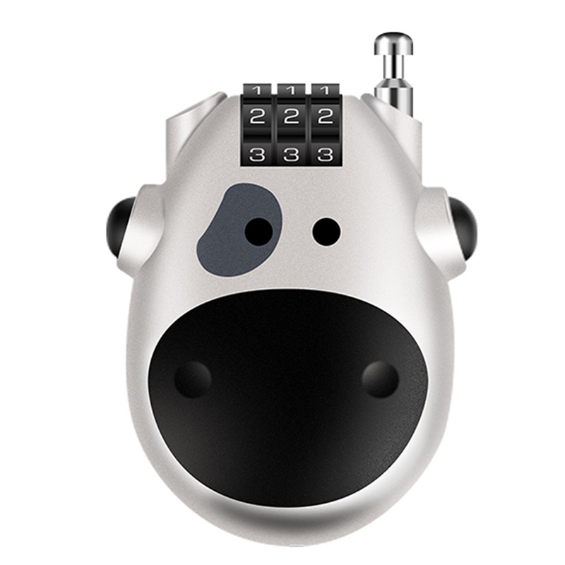 Motorcycle Anti-Theft Code Lock Portable Retractable Wire Rope Code ...