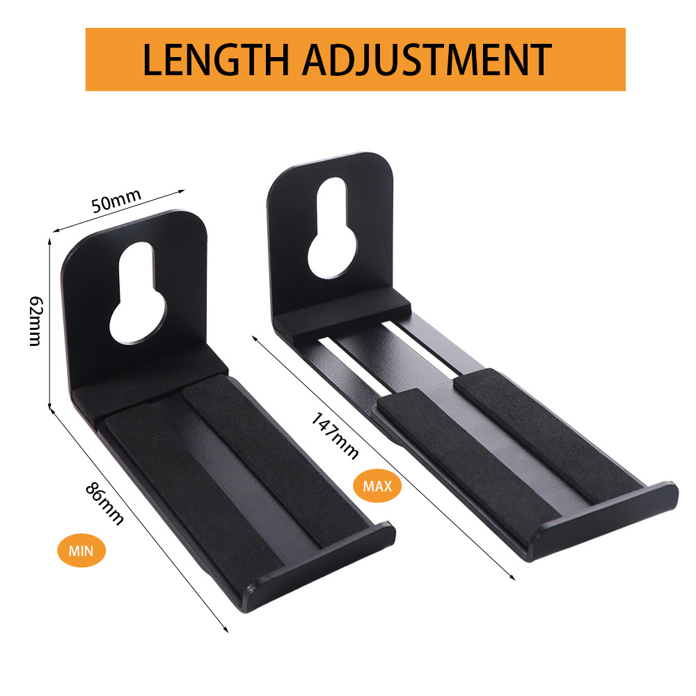 2pcs Wall Mount Bracket Heavy Duty Speaker Wall Mount Space Efficient ...