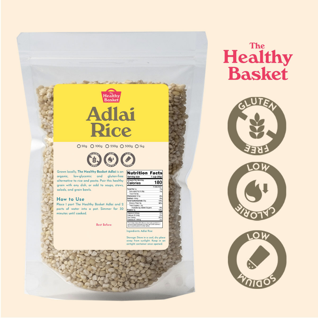 Healthy Basket Adlai Low-Glycemic Rice (250g, 500g & 1kg) | Lazada PH
