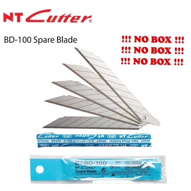 NT CUTTER Spare Blade BD-100 (5pcs/pkt) MADE IN JAPAN | Lazada