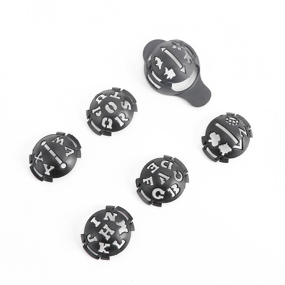 Black Golf Ball Liner Training Aids Golf Ball Line Alignment Marks Tool ...