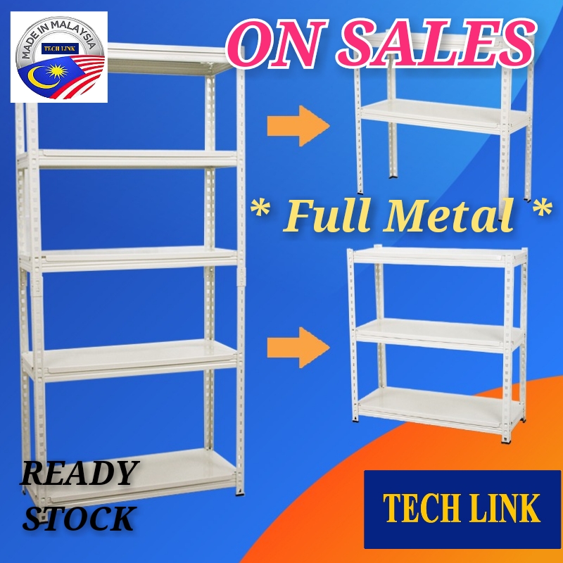 EC BOLTLESS RACK * FULL METAL * 350mm Dx 900mmL x 1800mmH - BEIGE ...