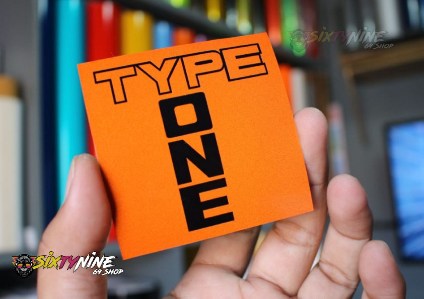 สติ๊กเกอร์TYPEONE/สติ๊กเกอร์TYPEONEสะท้อนแสงสติ๊กเกอร์TPYEONE/TPYEONEสติ๊กเกอร์ 🔰 | Lazada.co.th