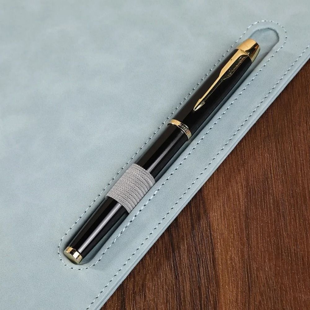 Vintage PU File Folder a4 Magnetic Writing Clipboard Durable with Pen ...