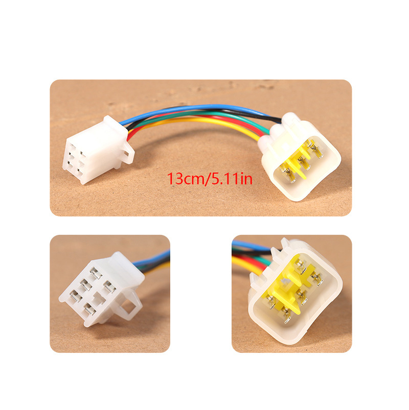 Hall Extension Wiring Electric Bicycle Tool 5 Pin Male Female ...