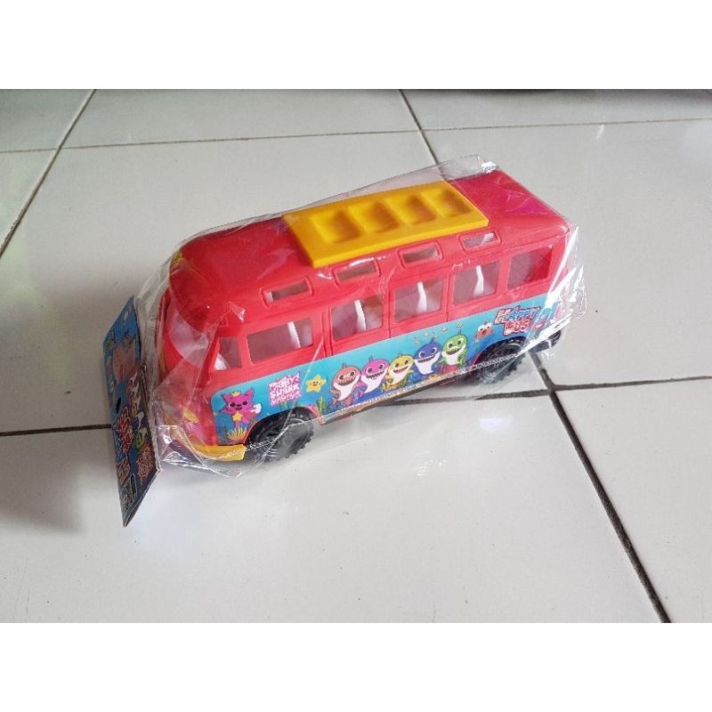 Mainan Anak Mobil Bus Sekolah Imut/ Bus Mini Lucu/ Bus Baby Shark ...
