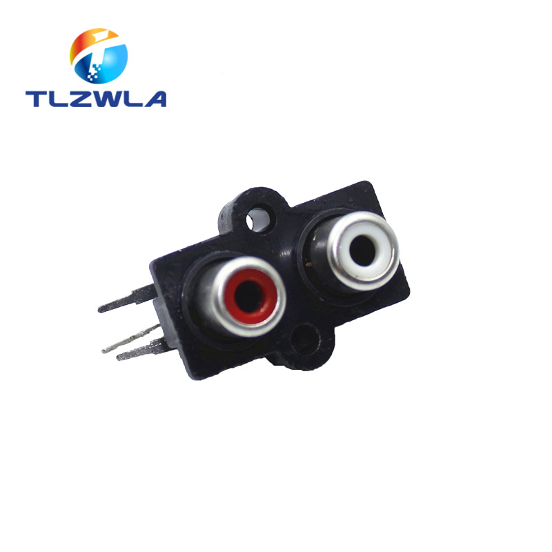 【BeyondShop】5Pcs 2/4/6 hole RCA Female Stereo audio Jack AV socket ...