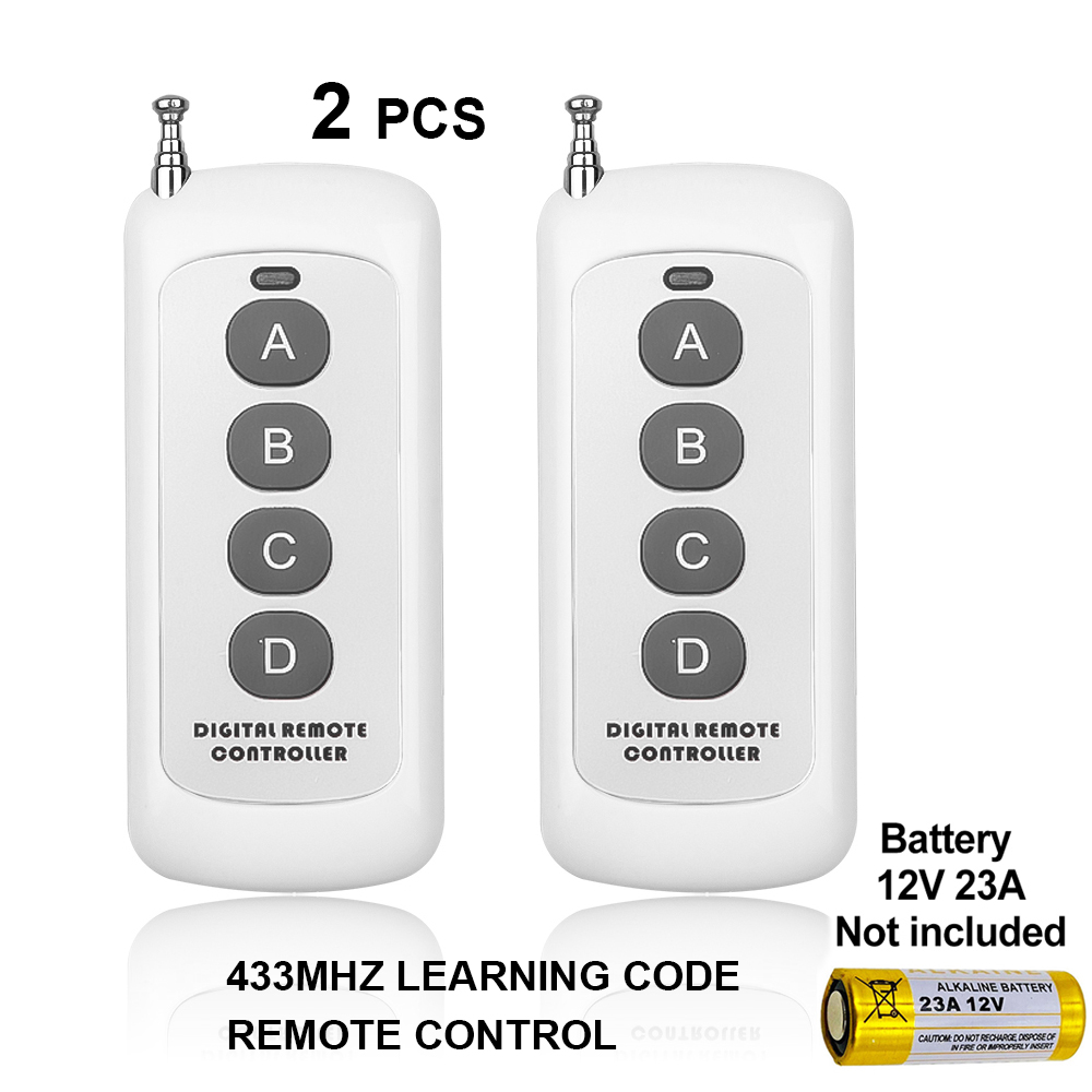 433 Mhz Wireless Rf Remote Control Ev1527 Learning Code Controller For Ewelink Tuya Zigbee ...
