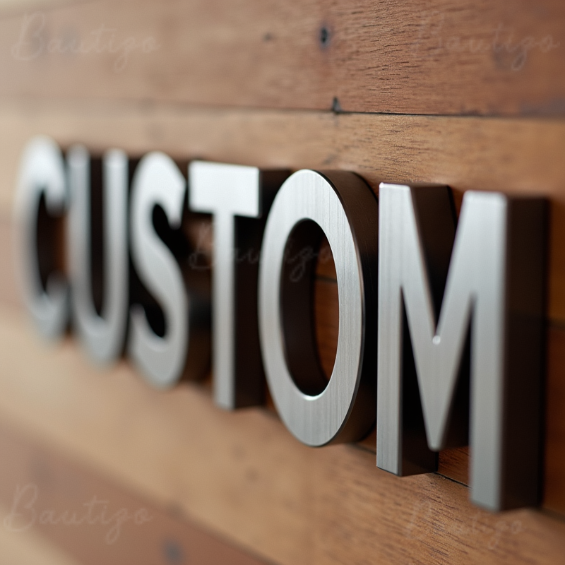 Custom Solid Metal Letters for Commercial Outdoor Signage 3D ...
