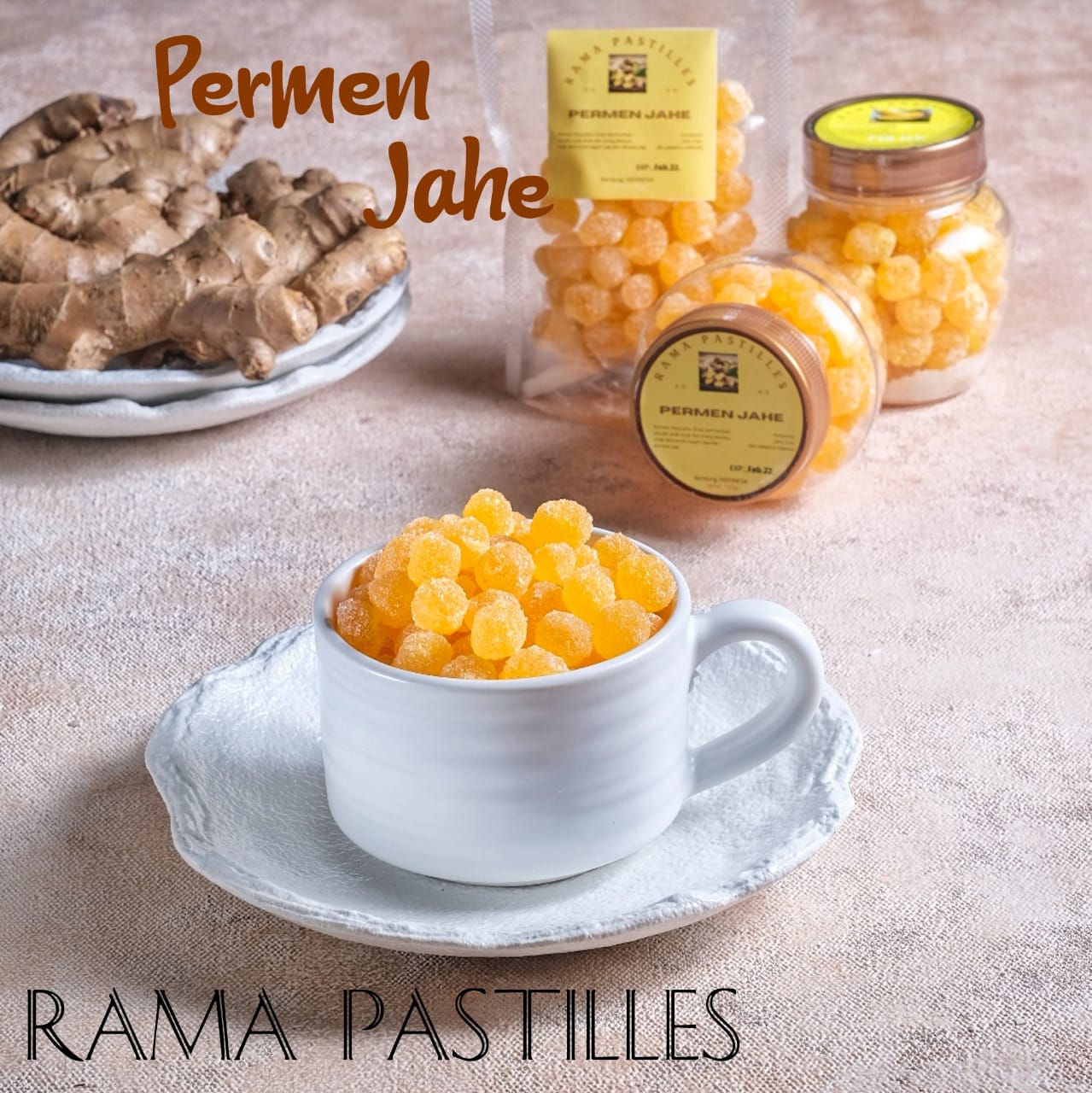 PERMEN JAHE BOTOL 190 GRAM permen pelega tenggorokan permen sehat ...