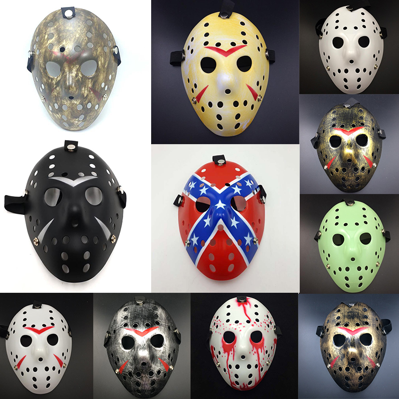 Jason Voorhees Friday the 13th Horror Movie Hockey Mask Scary Halloween ...
