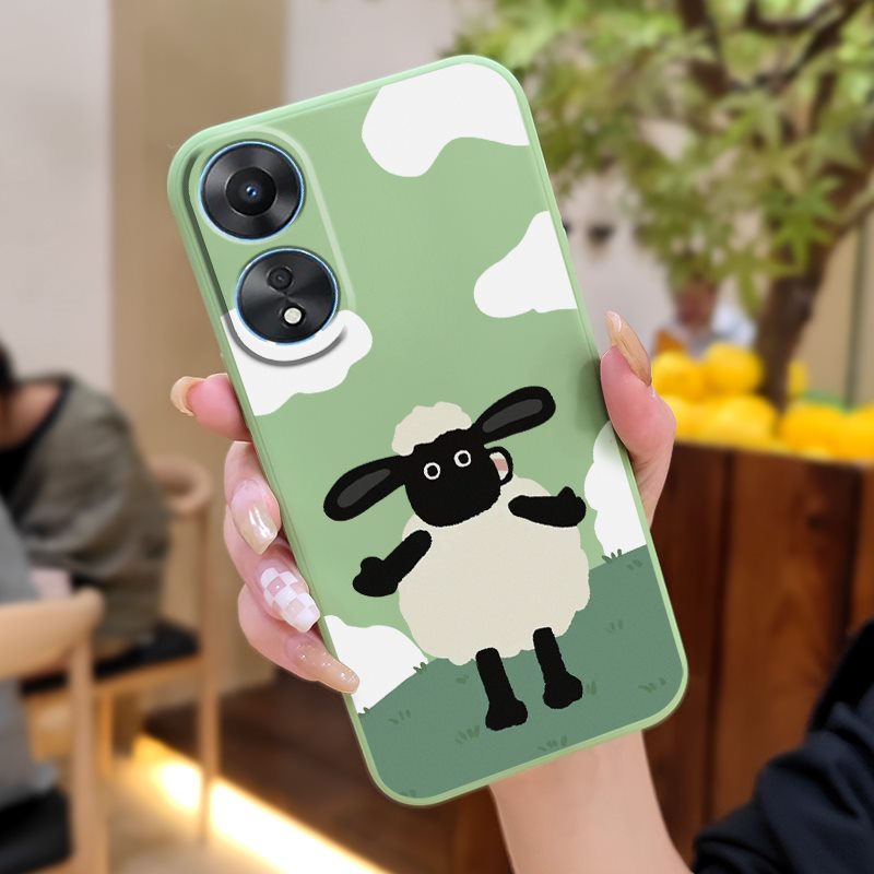 Silicone Simplicity Phone Case For OPPO A58 5G/A58X/A78 5G/A1X 5G Anti ...