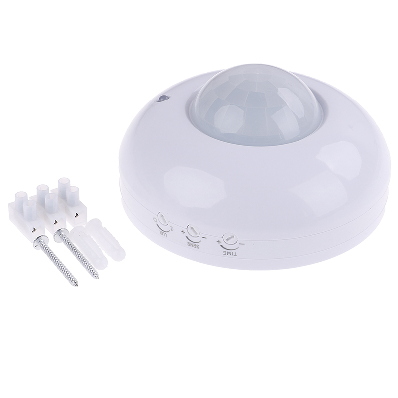 360° Surface Mount PIR Ceiling Occupancy Motion Sensor Detector Light ...