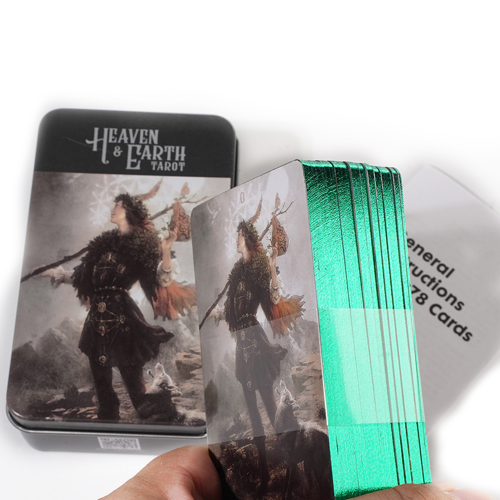 【New Arrivals】【New Arrivals】Heaven & Earth Tarot in a Tin Metal Box ...