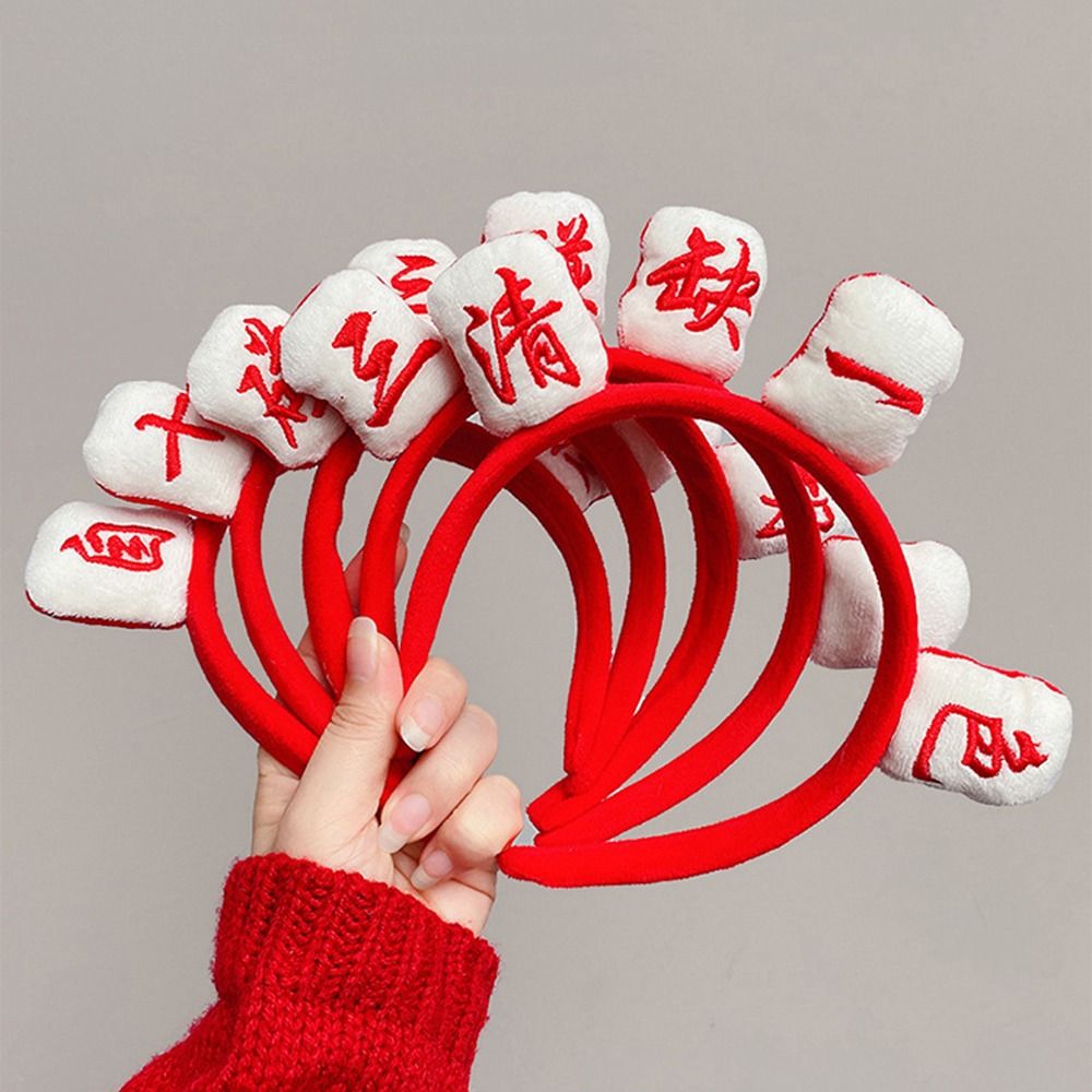 Personality Sweet Gift For Women Happy New Year For Girls Headdress ...
