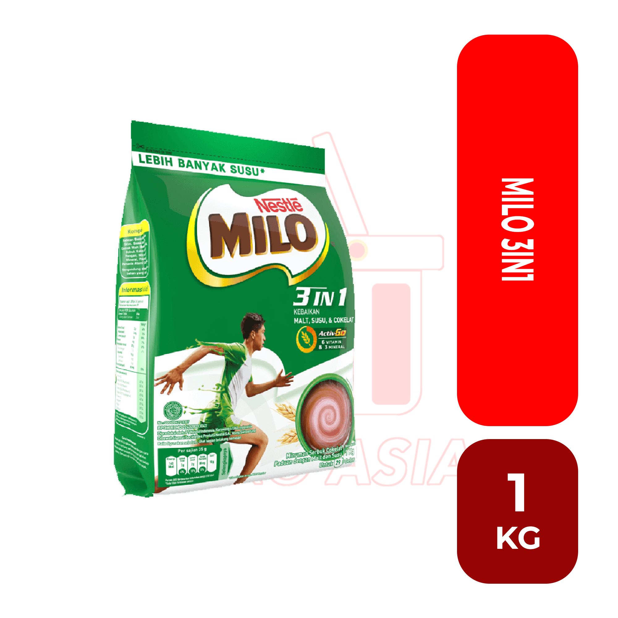 NESTLE MILO 3 IN 1 ACTIVGO 1 KG | Lazada Indonesia