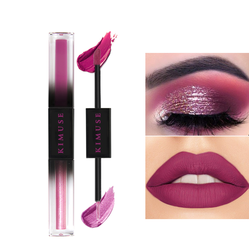 KIMUSE Long Lasting 2 In 1 Dual Ended Matte & Shimmer LiquidEyeshadow ...