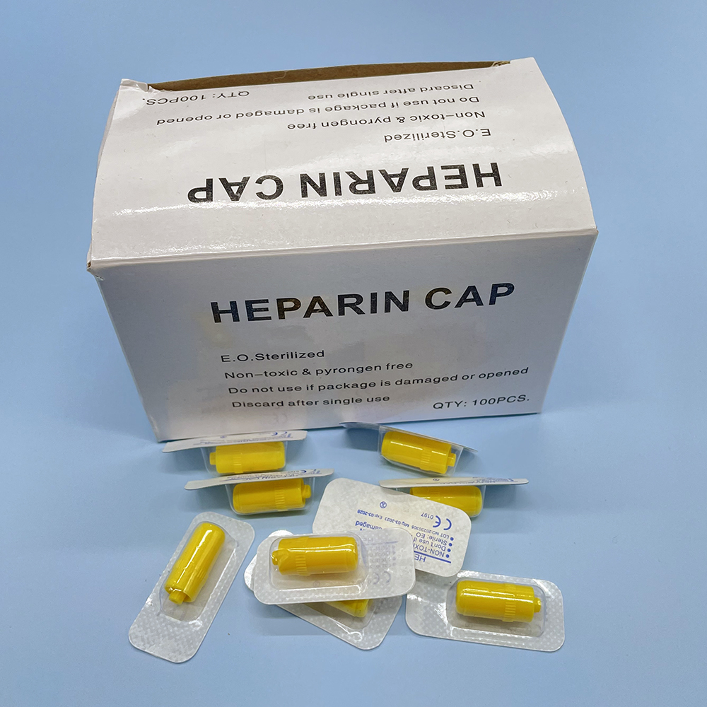 NEW 【Innovative design】Pet Animal Cat Dog Rabbit Heparin Cap Single Use ...