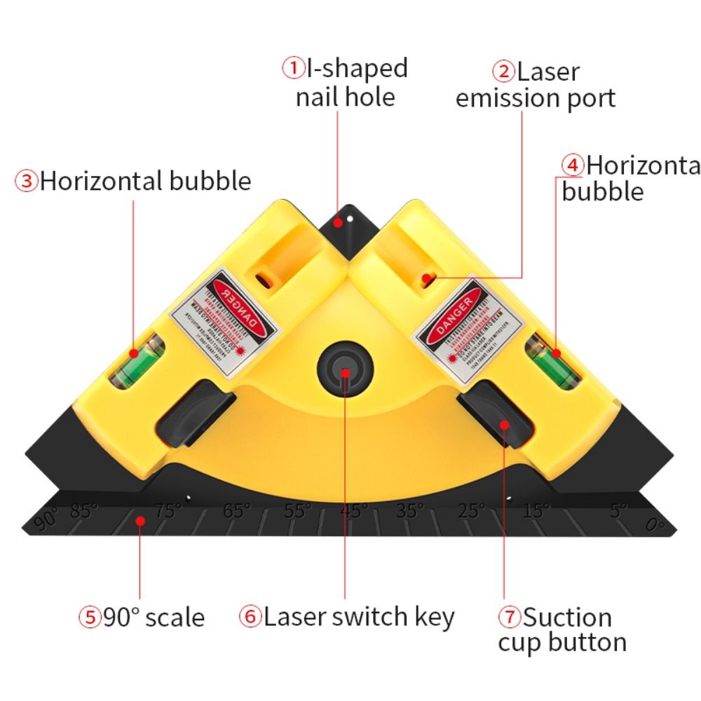 Right Angle Laser Level 90 Degree Infrared Laser Level Vertical ...